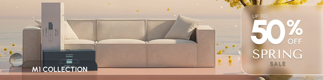 Rove Lab | M1 Sofa: Modular, SmartFoam, Spill-Proof