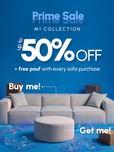 Rove Lab | M1 Sofa: Modular, SmartFoam, Spill-Proof